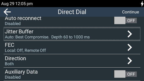 Configuring the Jitter Buffer